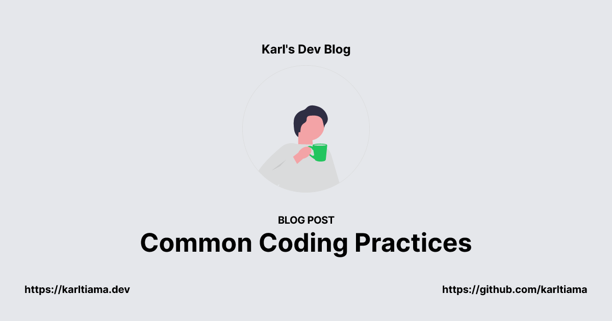 Common Coding Practices